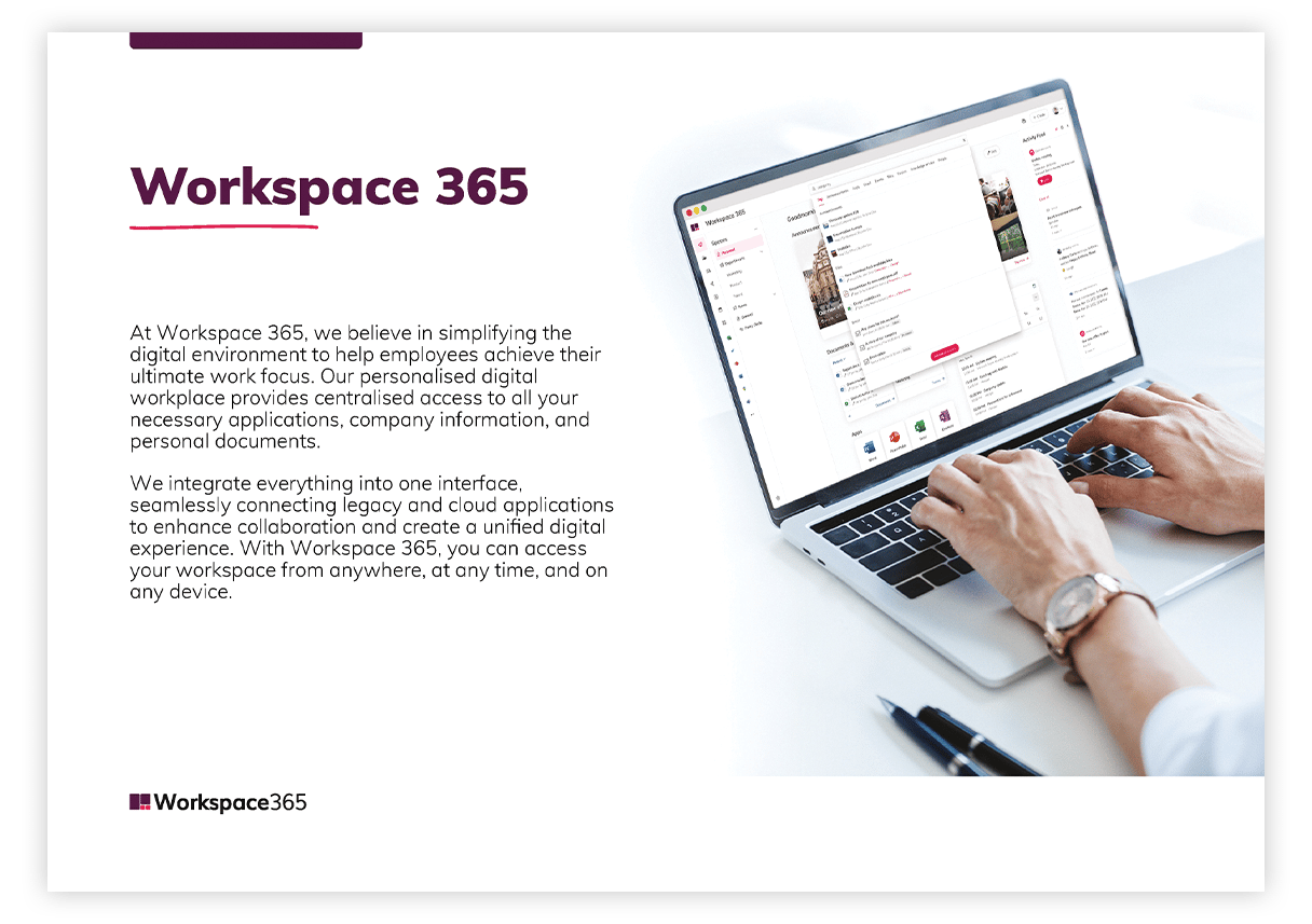 Workspace 365 | The adaptive digital workplace